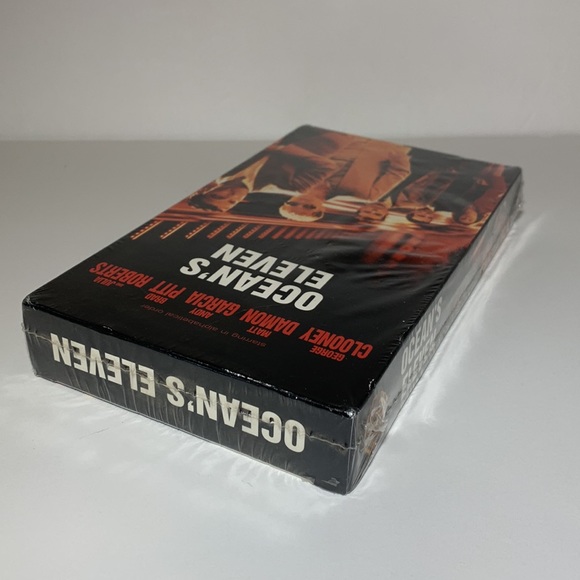Media | Oceans Eleven Vhs Sealed 201 Warner Bros Clooney Damon Garcia ...